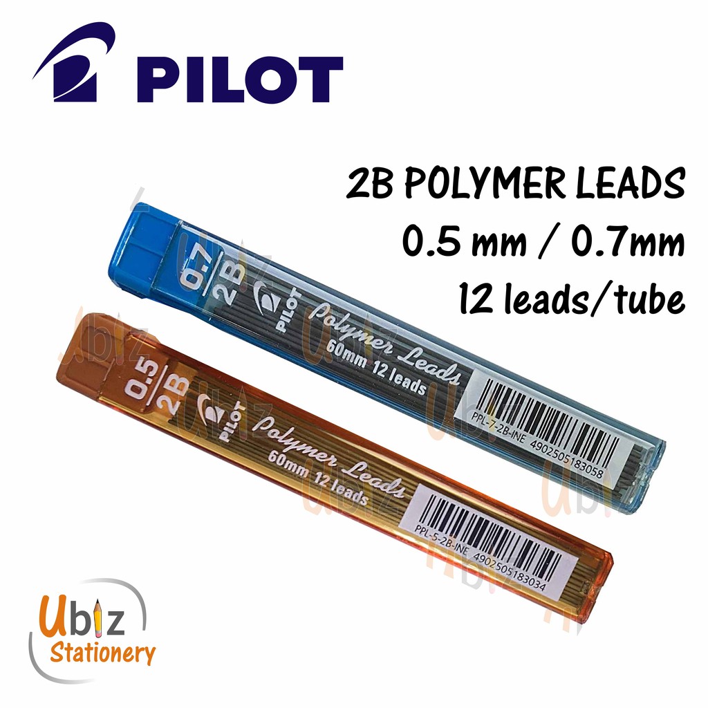 Pilot 2B Polymer Leads 0.5 mm / 0.7 mm | Shopee Malaysia