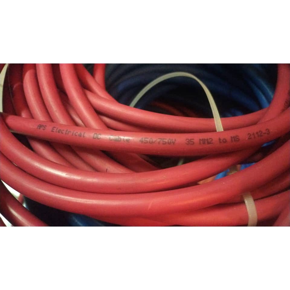 35MM DC POWER CABLE - (BLUE / RED / GREEN)PER METER | Shopee Malaysia