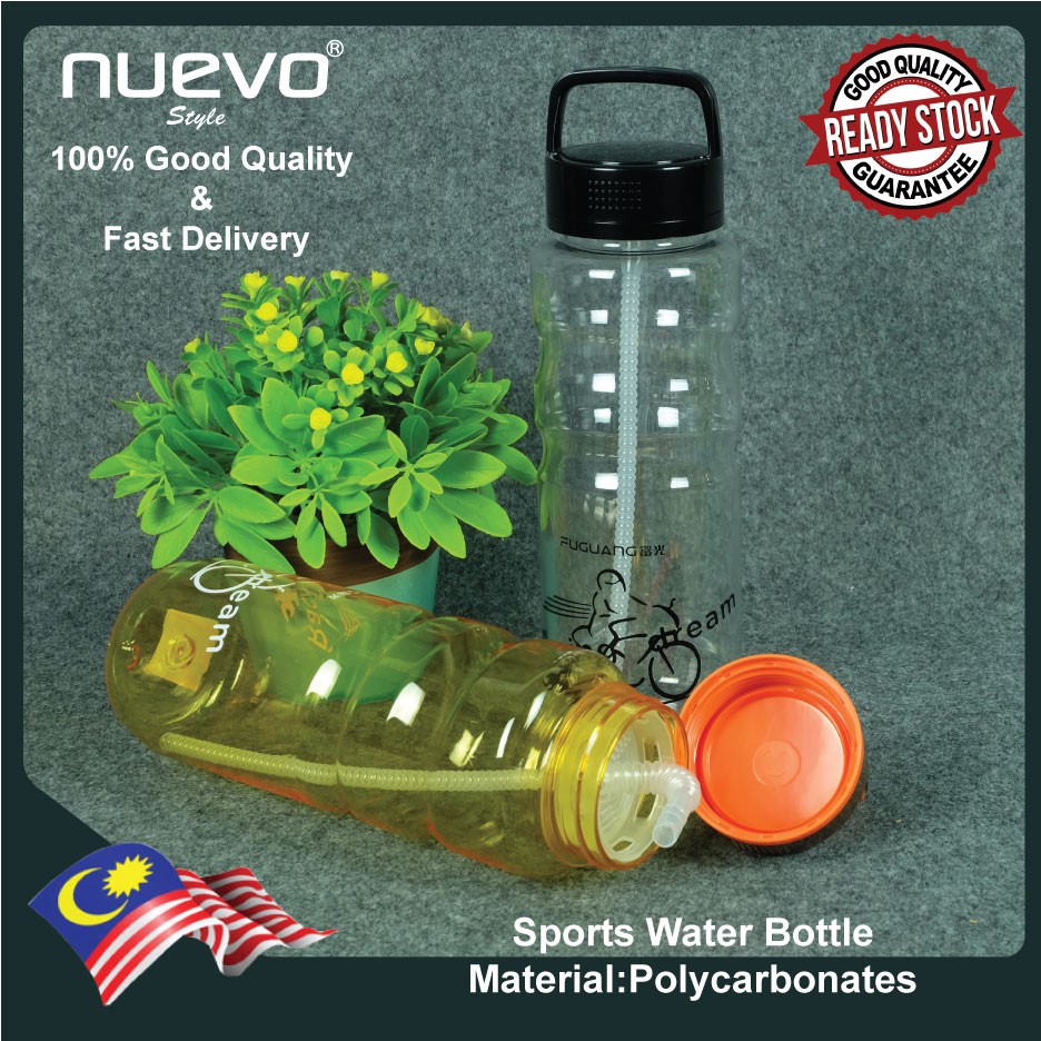 NUEVO STYLE Large Capacity Sports Water Bottle 1500ml 大容量运动水壶 Botol Air ...