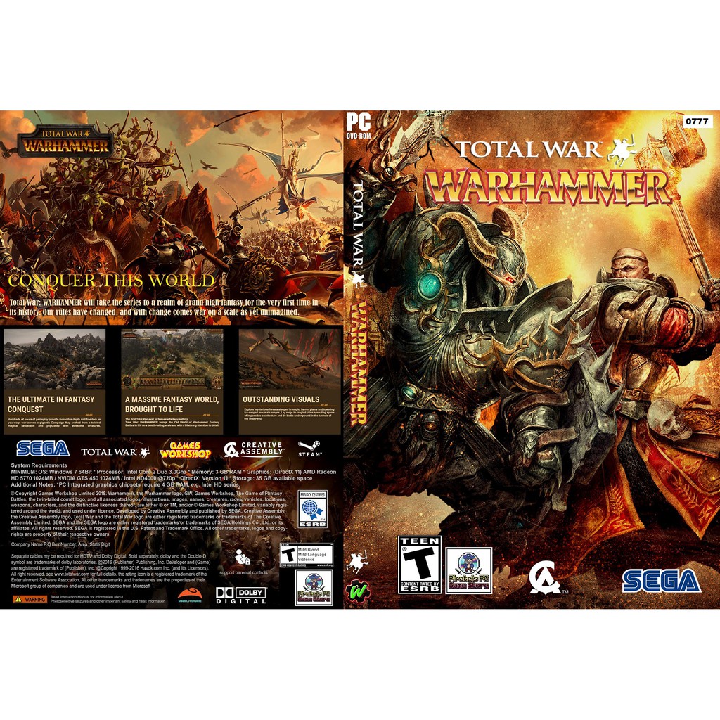 (PC DVD) Total War Warhammer | Shopee Malaysia