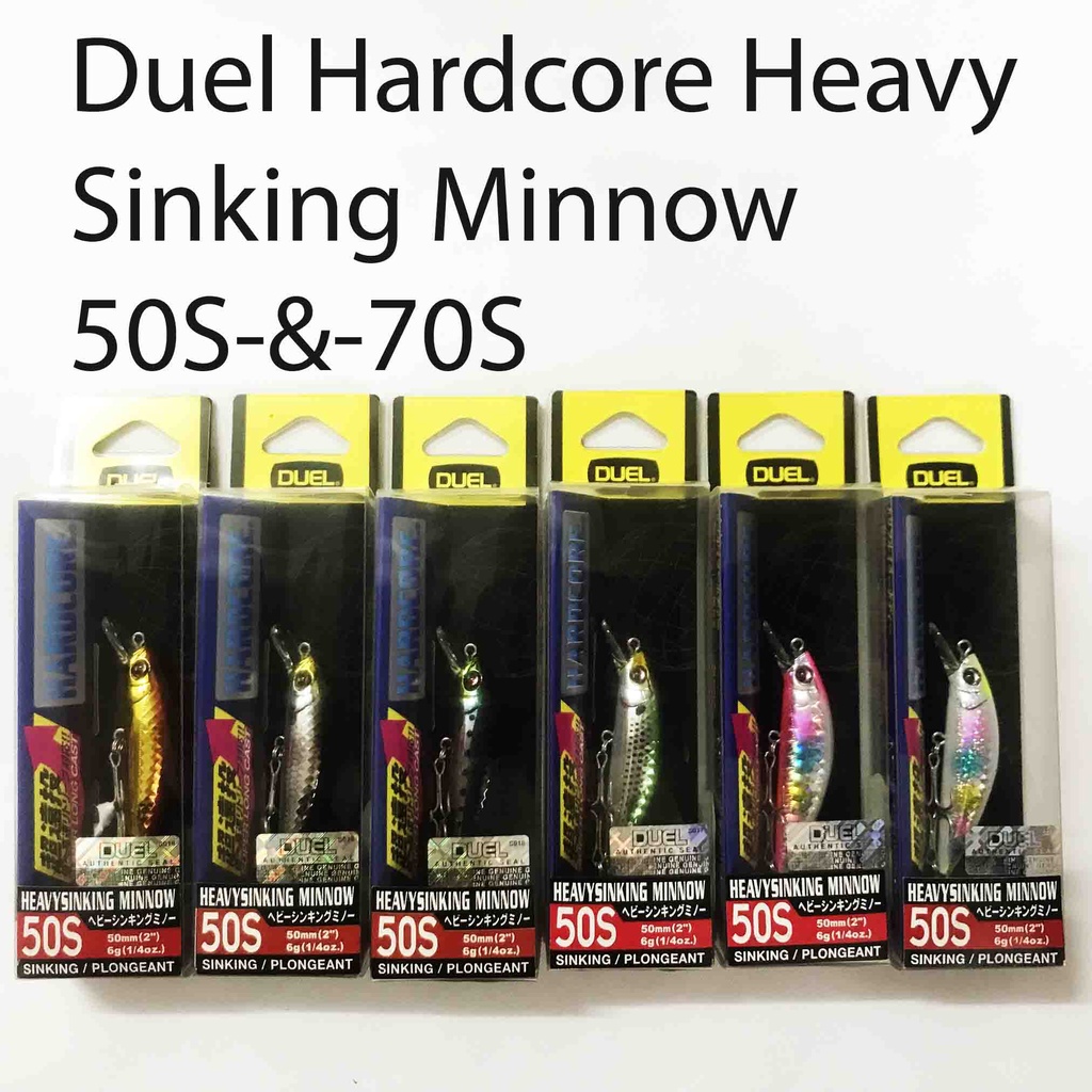 Duel Hardcore Heavy Sinking Minnow 50S-&-70S Fishing Lure | Shopee Malaysia