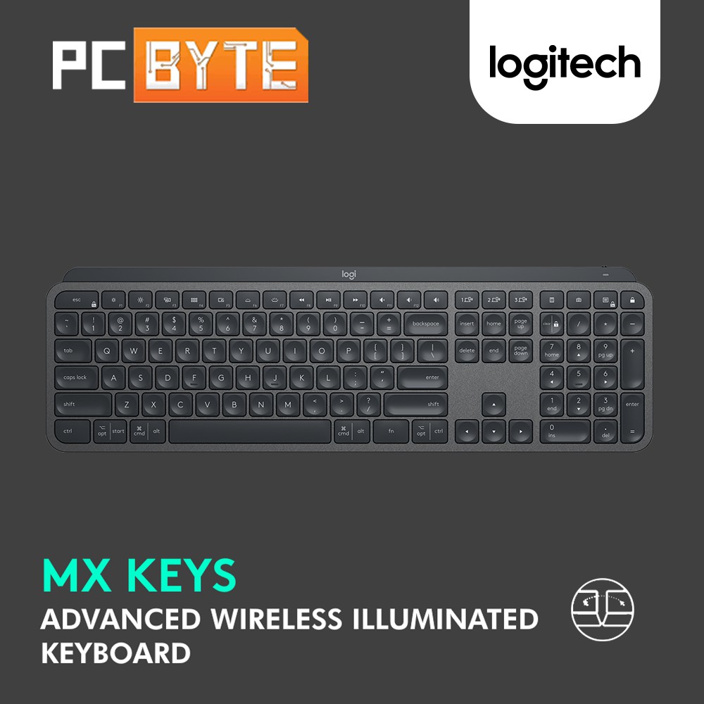 Logitech MX Keys Advanced Wireless Illuminated Keyboard 920-009418 ... Logitech MX Keys Advanced Wireless Illuminated Keyboard 920-009418 ...