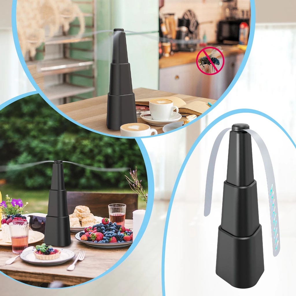 Outdoor Automatic Fly Trap Fly Repellent Fan Mosquito Killer Tabletop ...