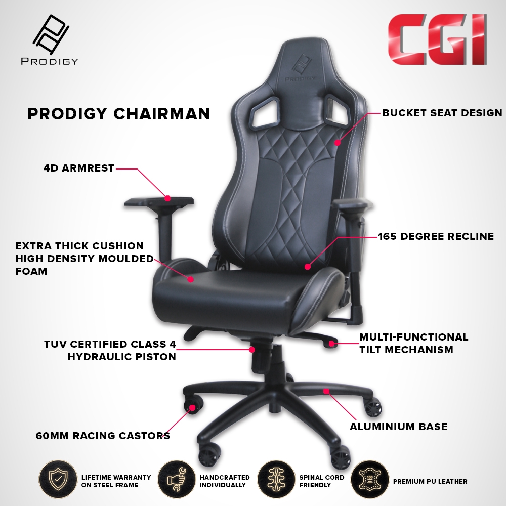 Prodigy Chairman 2020 Gaming Chair - 3 Years Warranty | Shopee Malaysia