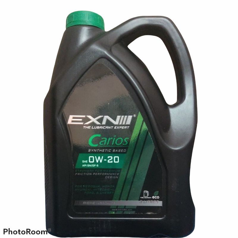 EXN Carios 0W-20 3LITRES Semi Synthetic Engine Oil AXIA BEZZA MYVI SAGA ...