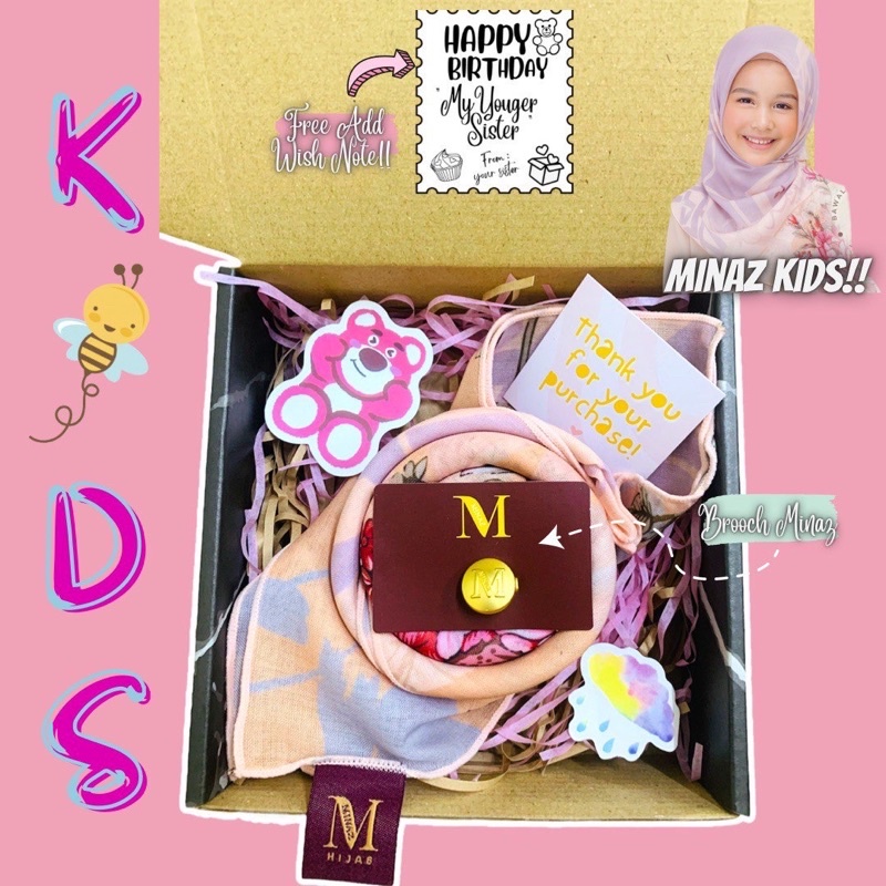 Minaz Hijab Kids Blooming Raya Haji(READYSTOCK) | Shopee Malaysia