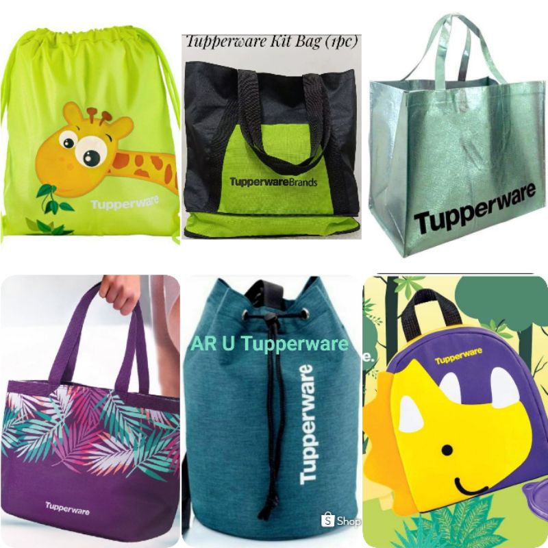 TUPPERWARE Bucket Bag | Sling Bag | Great Big Bag | Tote Bag | Dino ...