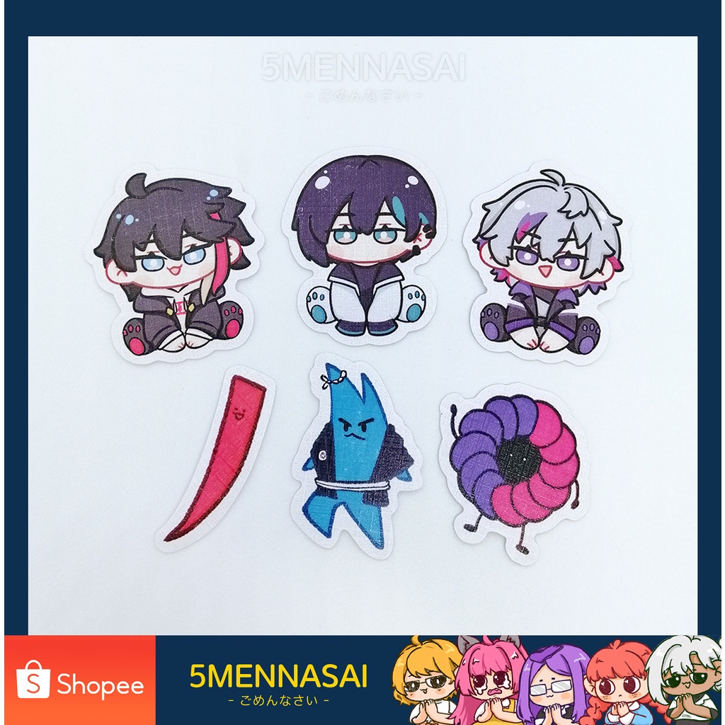 Vtuber MESHIERS (Sit Down Ver.) Stickers Set [Nijisanji JP] | Shopee ...