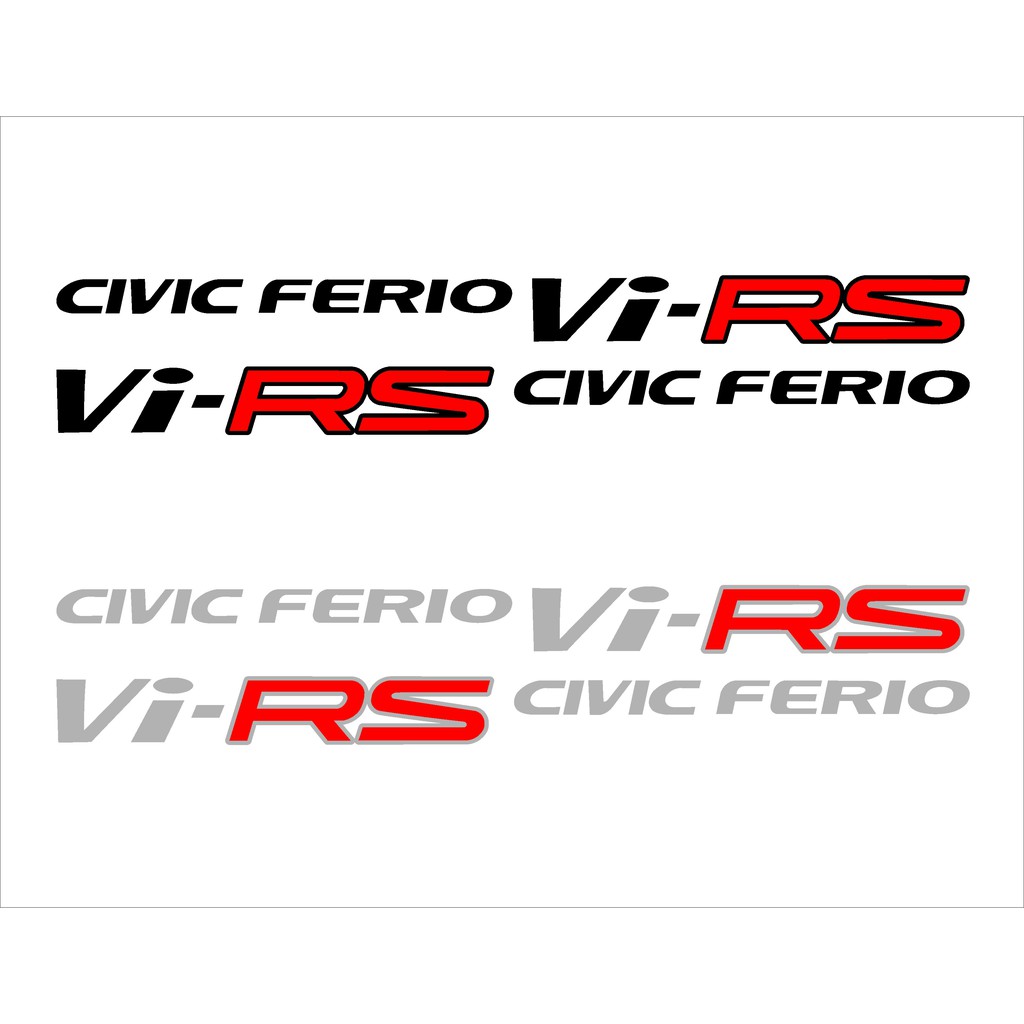 CIVIC FERIO VIRS Sticker for EK | Shopee Malaysia