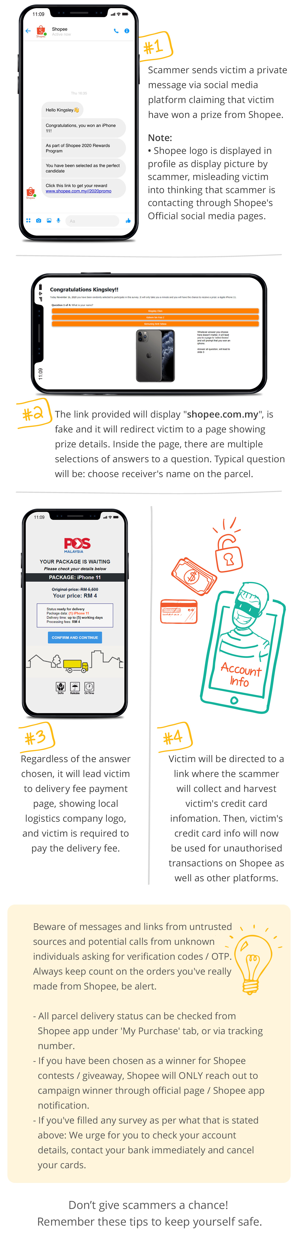 Online Shopping Safety Tips 2022 | Scams To Avoid | Shopee Malaysia
