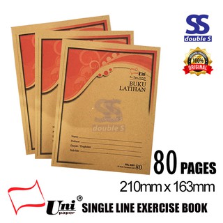 Buku Latihan/80pages Single Line/Exercise Book/Buku Tulis Garis Satu ...