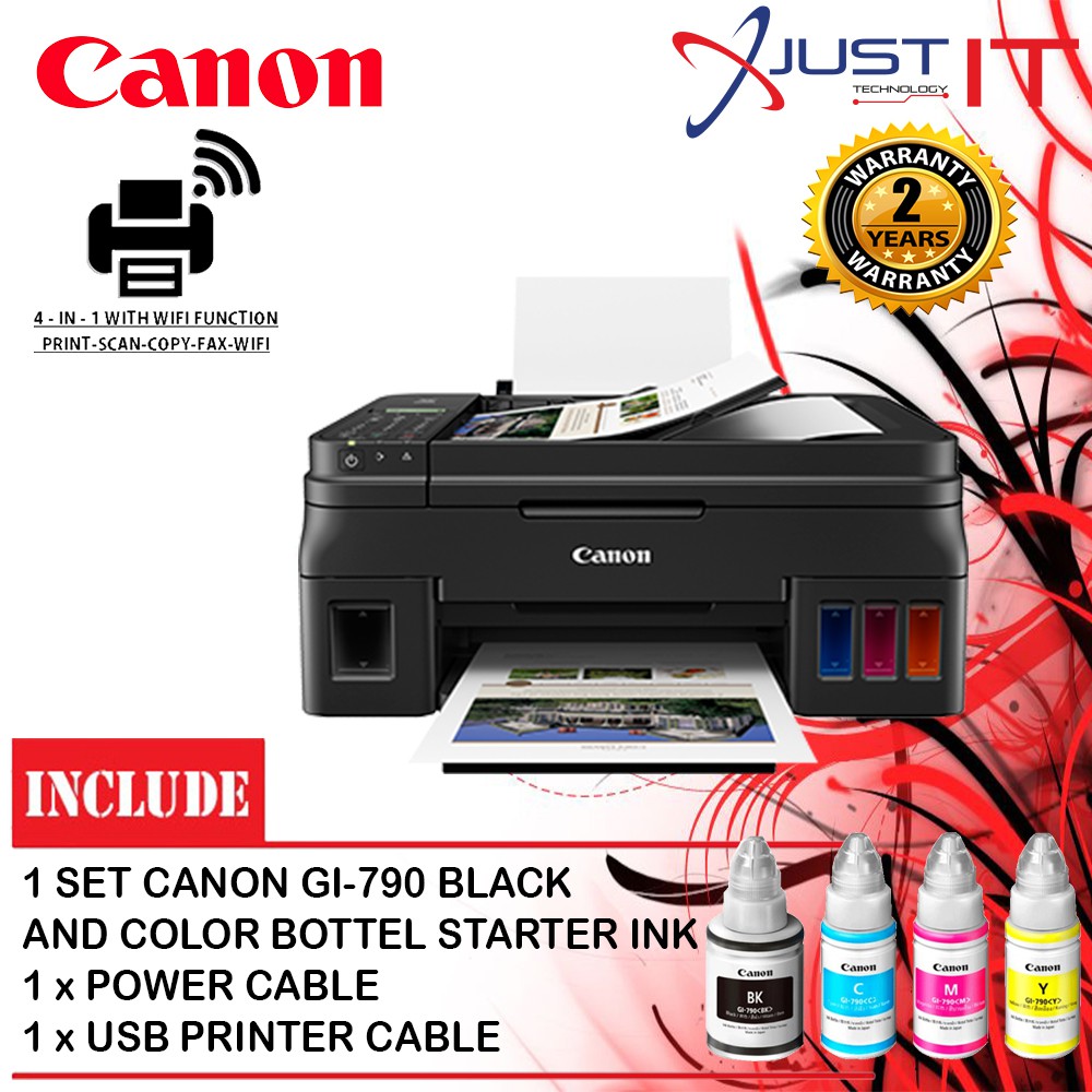 Canon Pixma G4010 All In One Printer With Fax Wifi | Shopee Malaysia