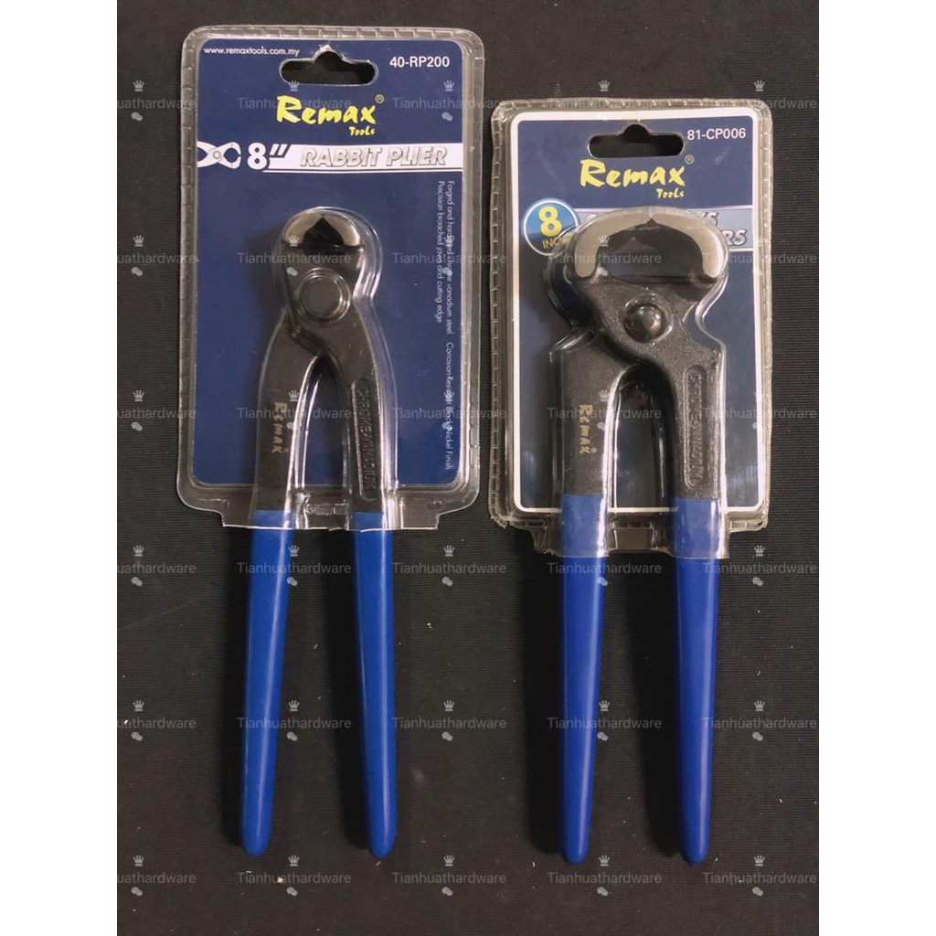 REMAX 8" HEAVY DUTY RABBIT PLIER & CARPENTER’S PINCER CRV | Shopee Malaysia