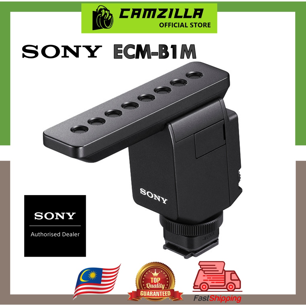 Sony ECM-B1M Camera-Mount Digital Shotgun Microphone for Sony Cameras ...