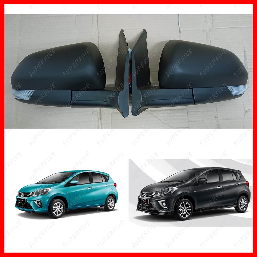 PERODUA MYVI NEW 1.3 1.5 (2017 - 2022) SIDE MIRROR / DOOR MIRROR / 7 ...