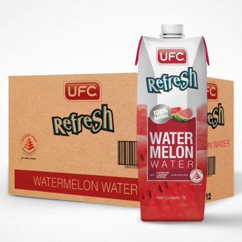 UFC Refresh Watermelon Water 12 x 1 Liter | Shopee Malaysia