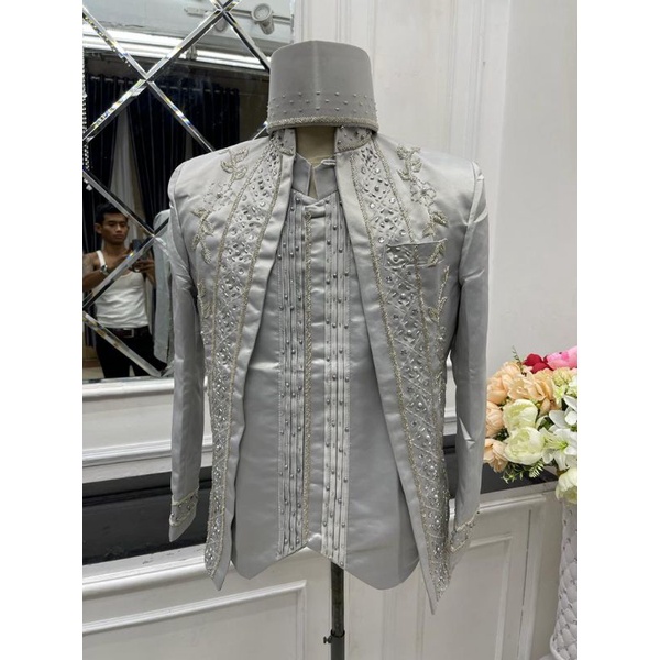 PRIA Beskap Introduction To Men / BASOFI MUSLIM Sequin / BRIDAL BESKAP ...