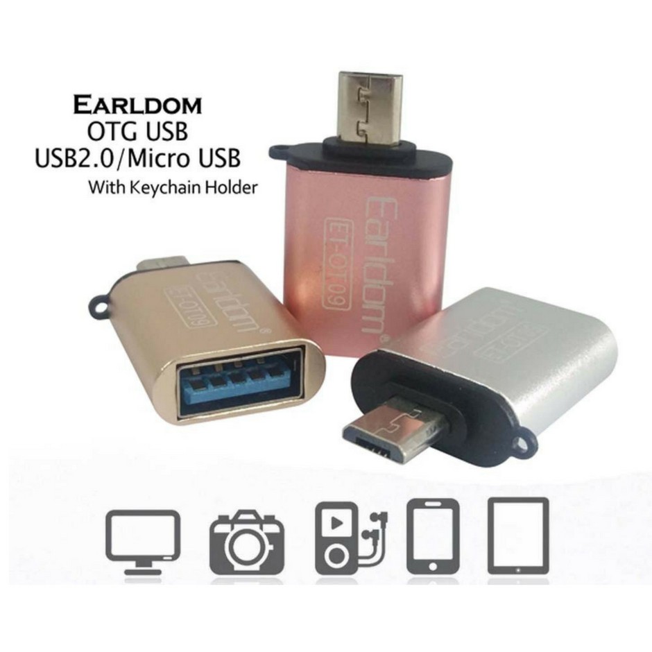 Earldom OTG USB 2.0/Micro USB Flash Driver With Keychain Holder ...
