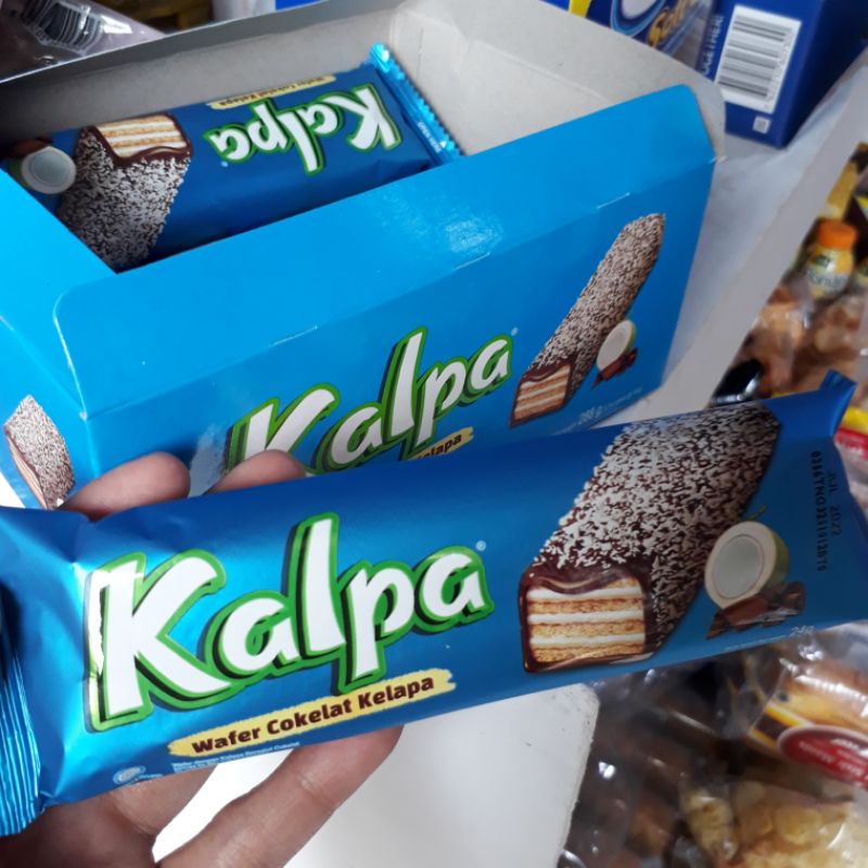 Kalpa Wafers Coconut Chocolate 24gr Shopee Malaysia