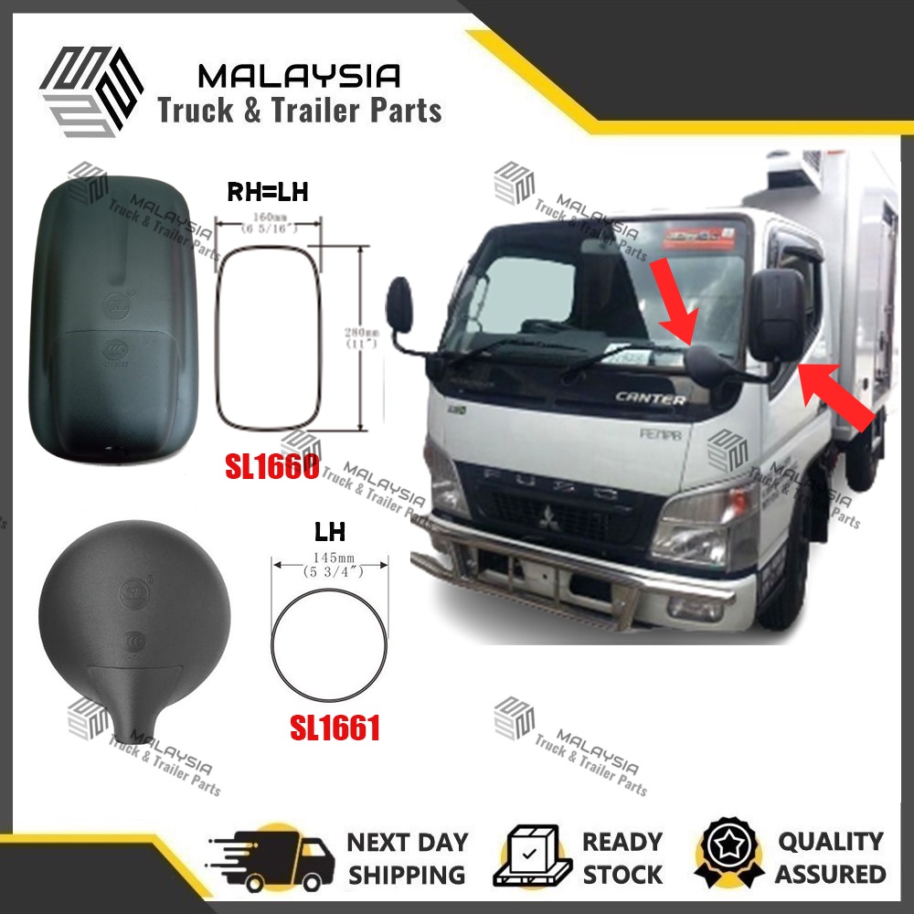 Mitsubishi Canter FE71 FE83 FE85 SIDE MIRROR/ CERMIN SISI (SL1660/SL ...