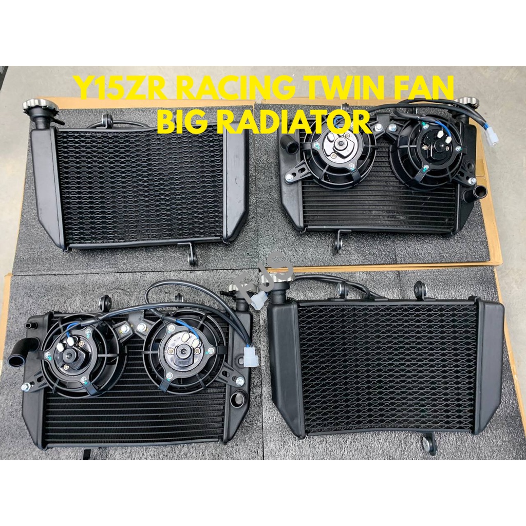 (FJS04)Offer Offer !!! RACING TWIN FAN BIG RADIATOR Y15ZR Offer Offer ...
