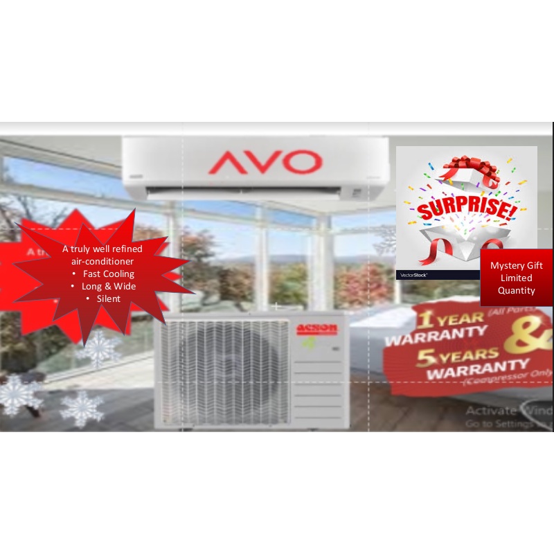 ACSON 1.0HP - 2.5HP WALL MOUNTED SPLIT AIR CONDITIONER R32 (A3WM10N ...