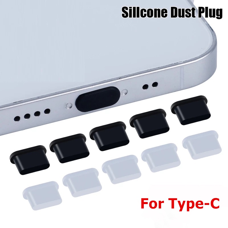 USB Charging Port Type C Dust Plug Charging Port Silicone Cover for ...