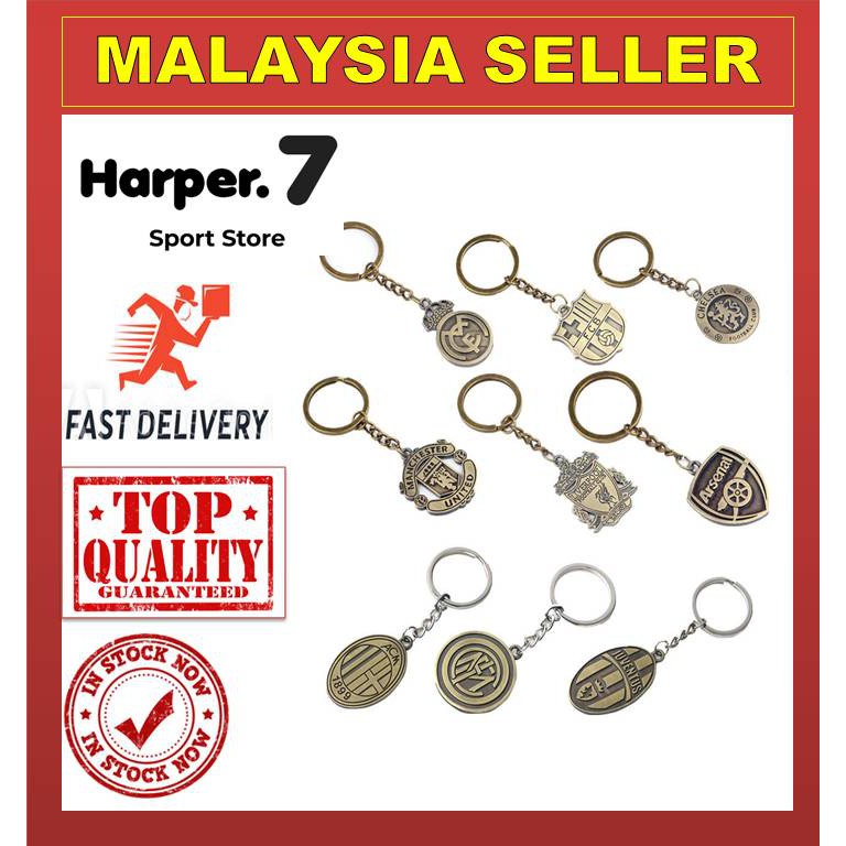 (Ready Stock) Keychain Euro 2020 EPL Laliga Football Club Chelsea ...