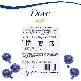 Dove Nutritive Solutions Intense Repair Vitamin Capsules (1ml x 6 ...