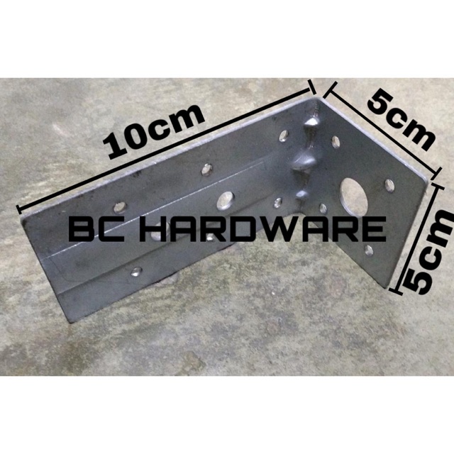 2" x 4" x 1.5mm Galvanized Iron (GI) L Bracket/ L bracket besi atap/c ...