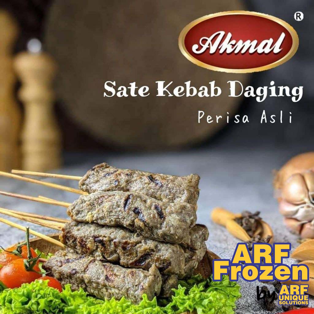 Sate Kebab Daging Lembu Asli Frozen AKMAL (Delivery LEMBAH KLANG sahaja ...