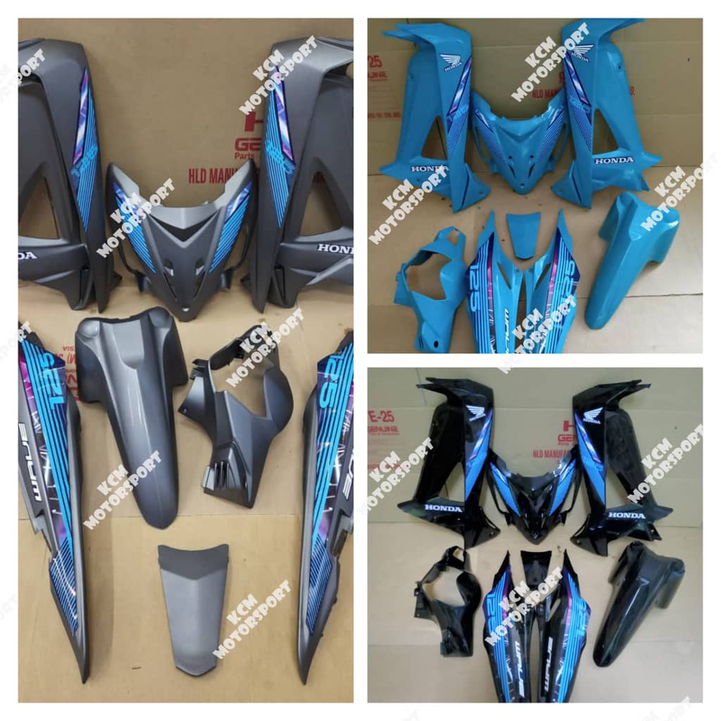 BODY COVER COVERSET HONDA WAVE 125X ULTIMO 125X THAILOOK DOXOU EDITION ...