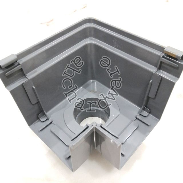 Gutter PVC Corner with Outlet (3" / 4") / Rainwater Corner with Outlet ...