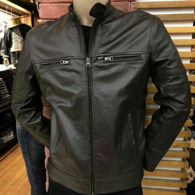 BELL GENUINE LEATHER BIKER JACKET | Shopee Malaysia