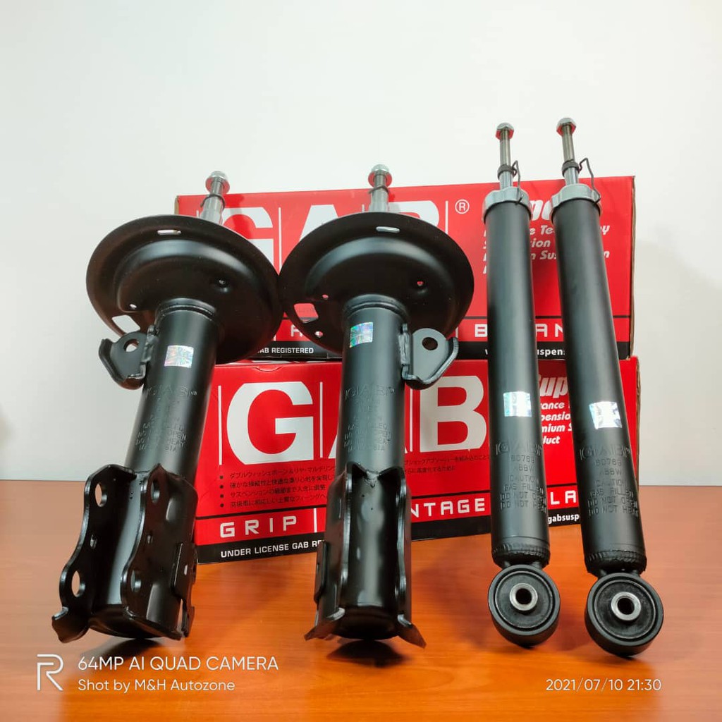 GAB ABSORBER TOYOTA VIOS NCP93 ABSORBER FRONT / REAR (1 PAIR = 2PCS ...