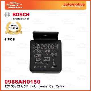 Bosch Universal Automotive Car 5 Pin 87A Relay 12V 30A / 20A - Bosch 5 ...