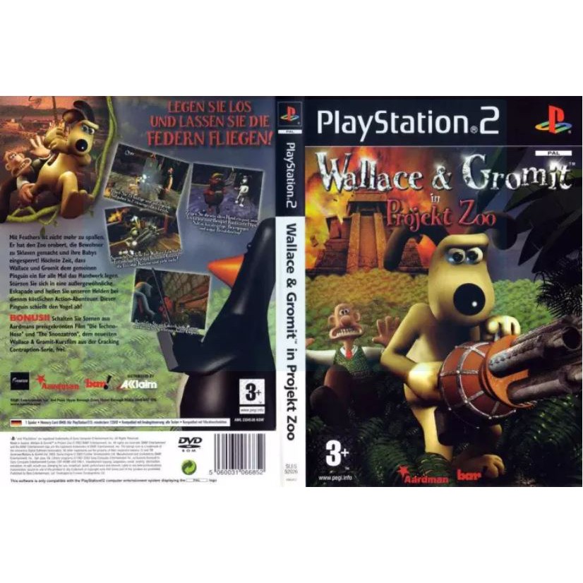 Wallace & Gromit in Project Zoo PS2 Playstation 2 Games | Shopee Malaysia
