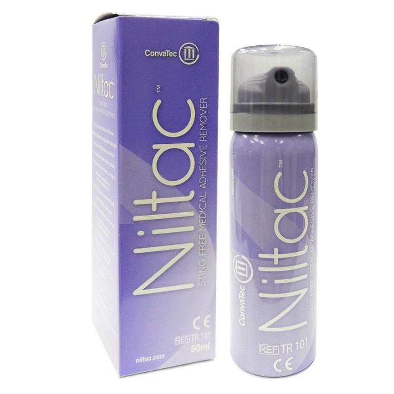 CONVATEC NILTAC ADHESIVE REMOVER SPRAY 50ML / Silesse Sting Free ...