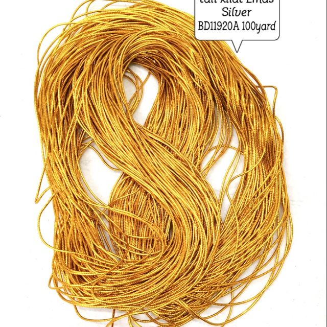 Tali kilat gold silver tali shining thread BD11920A 1400# 1300 ...