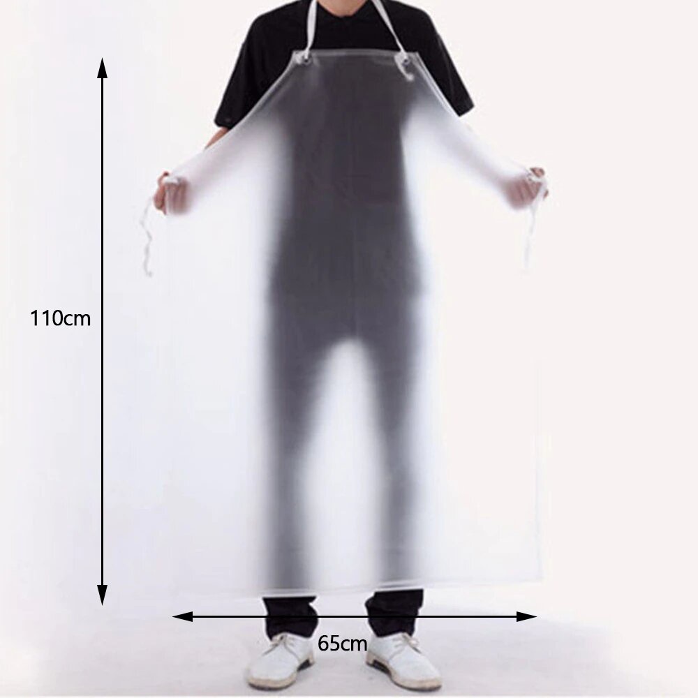 1.2 PVC Transparent Mosa Apron Waterproof Transparent PVC Apron For ...