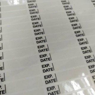 EXPIRED DATE STICKER 💥 [TRANSPARENT] sticker expired date, sticker ...