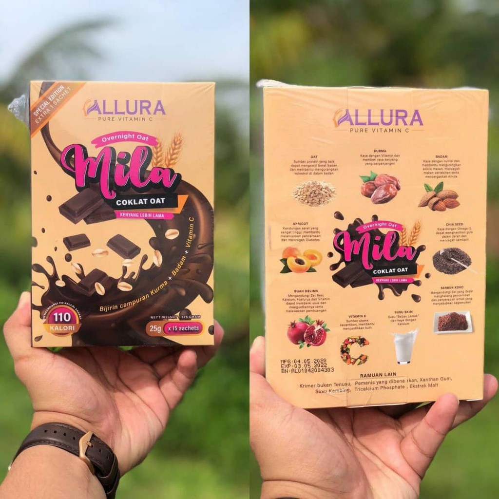 Mila Coklat Slym/Oat. & Mila Strawberry Oat Ready Stock (Original HQ ...