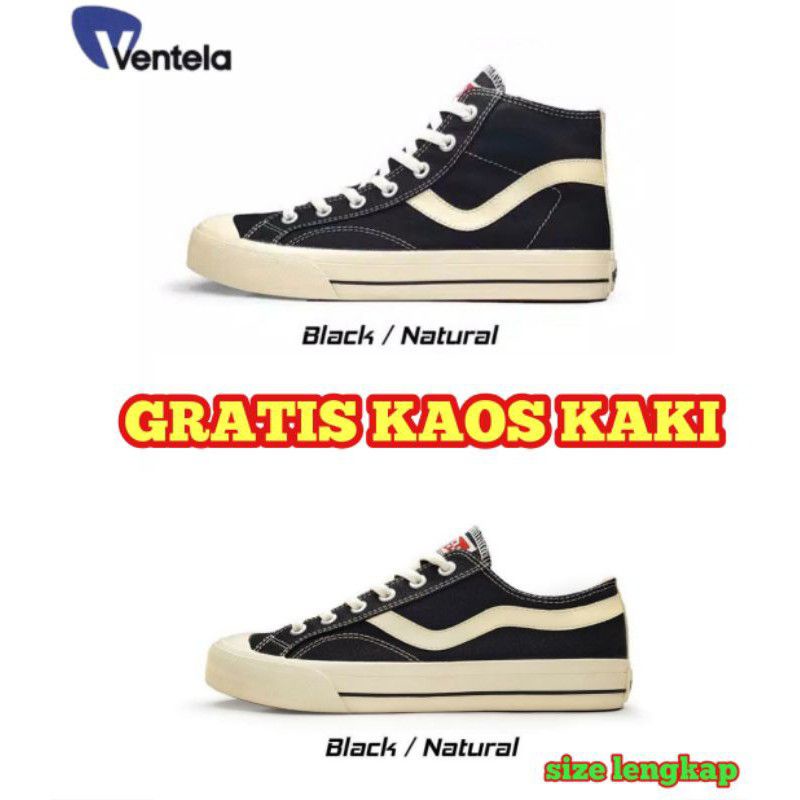 Ventela PUBLIC Shoes HIGH VANTELA PUBLIK LOW BLACK NATURAL VENTELLA ...
