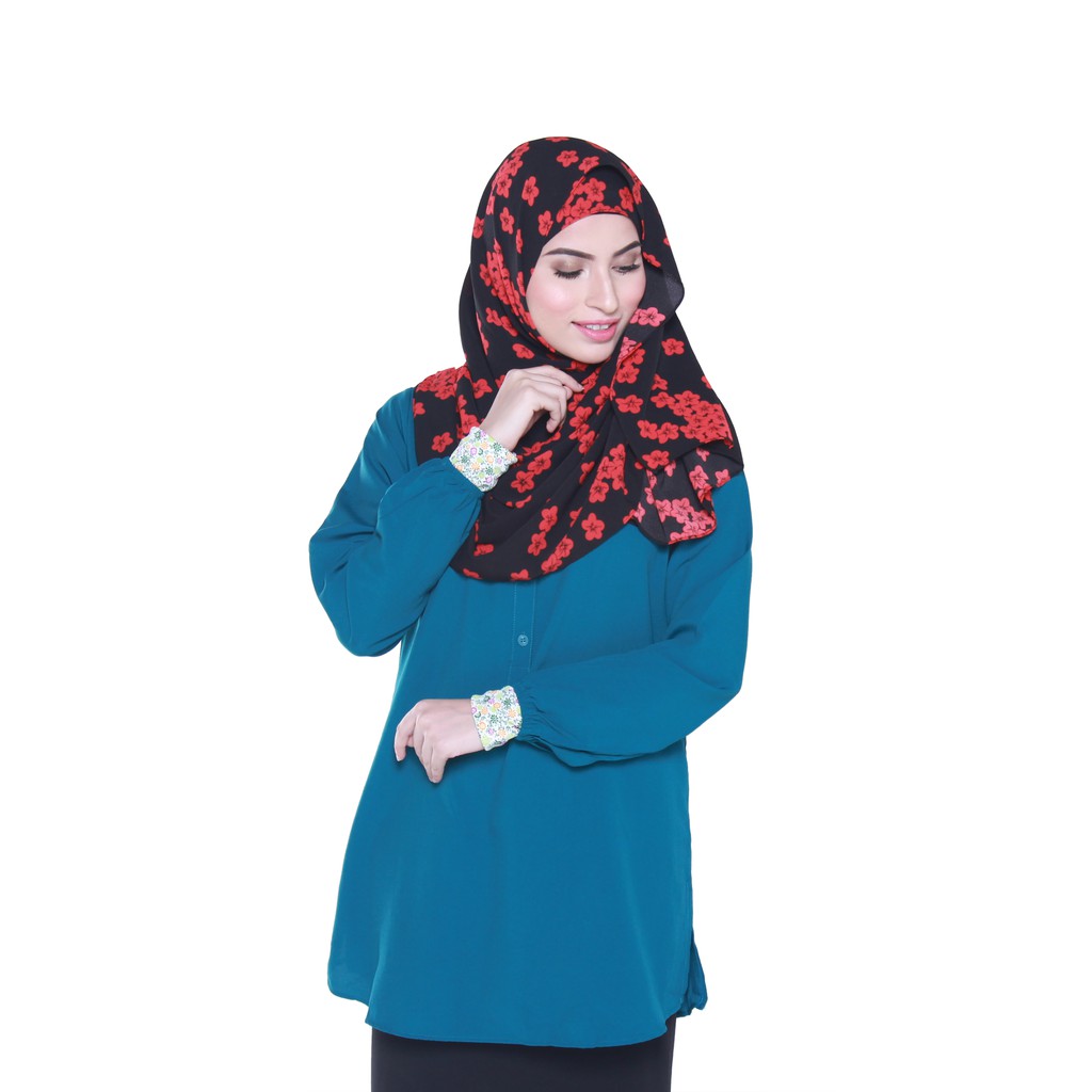 Blouse Muslimah Labuh Selesa With Pocket Ready Stock / Wuduk Friendly ...