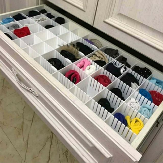4 Pcs Adjustable Drawer Partition | Shopee Malaysia