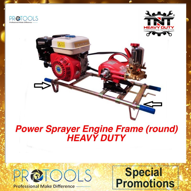 Protools plunger pump heavy duty Power Sprayer Engine Frame (ROUND ...