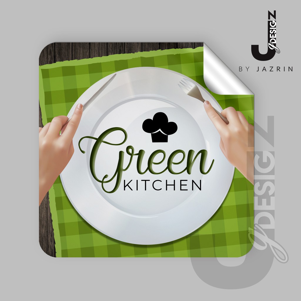 Product Sticker / Label Sticker / Label Printing *INCLUDE DESIGN (Bulat ...