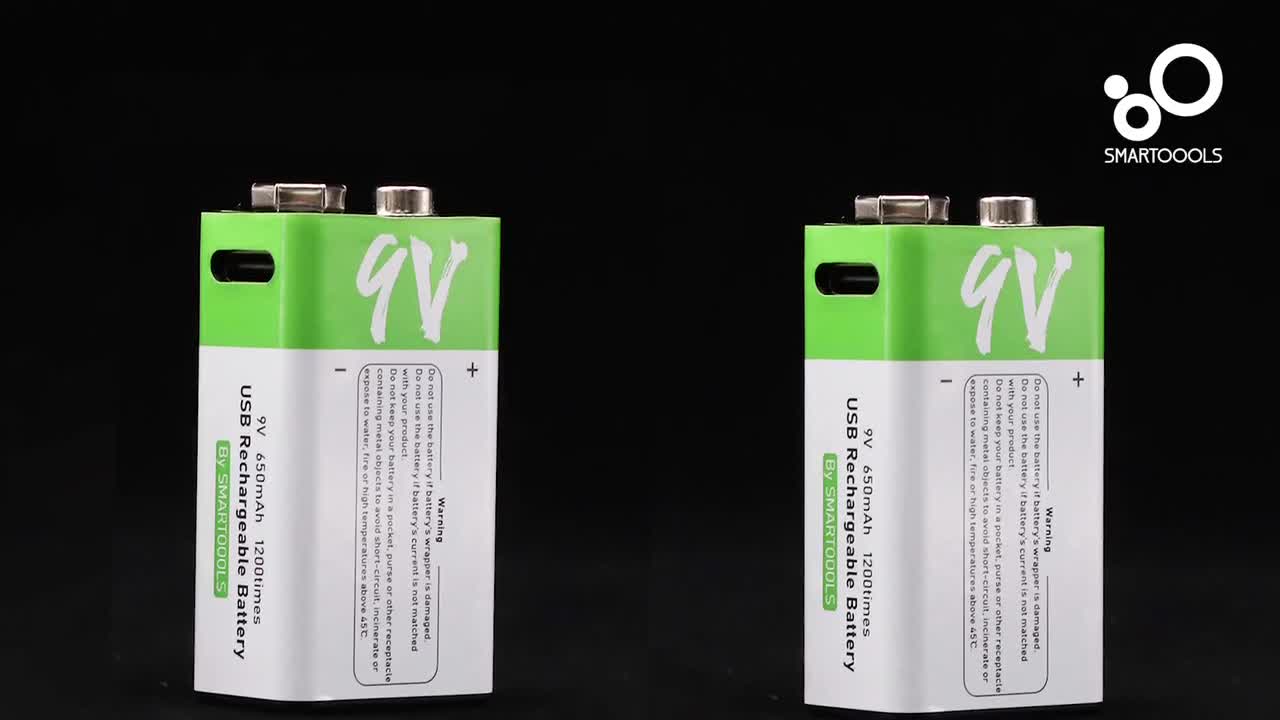 Smart Tag Battery Smartools 9V USB Rechargeable Battery | Shopee Malaysia