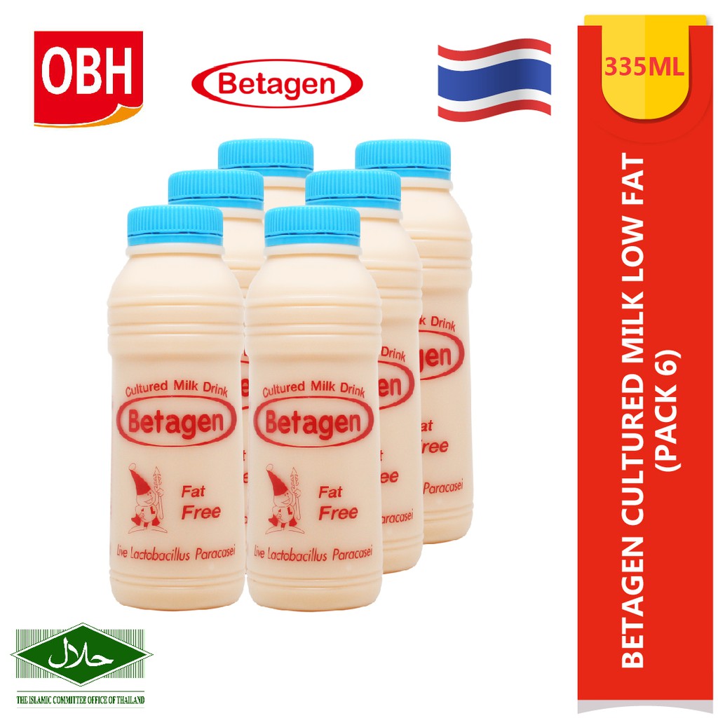Betagen Cultured Milk Original/Light (335ML x 6bottle) | Shopee Malaysia