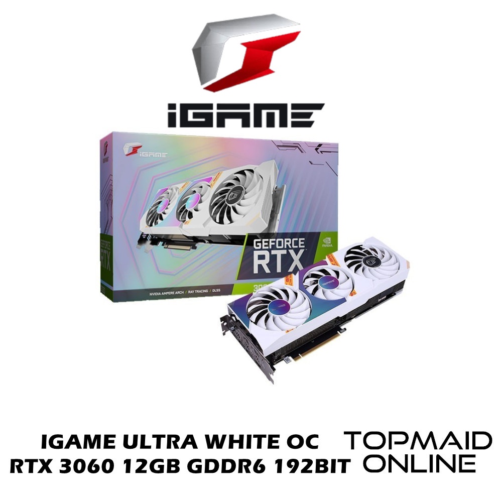 COLORFUL GEFORCE IGAME RTX 3060 ULTRA W OC 12GB GDDR6 192BIT GAMING ...